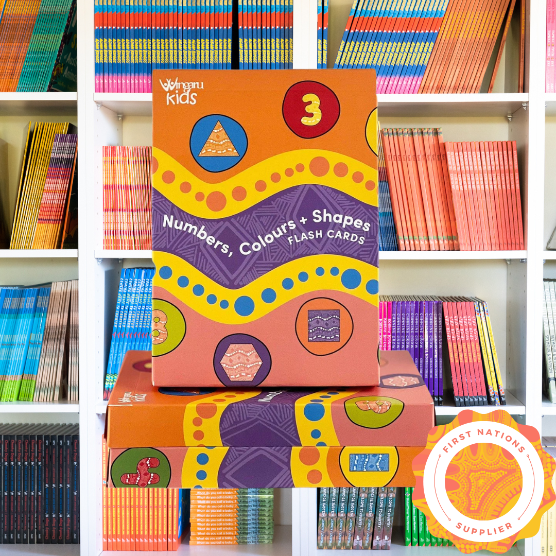 Numbers, Colours & Shapes Flash Cards | Koori Curriculum
