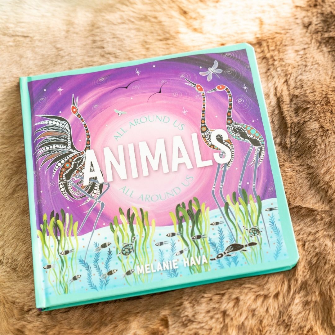 "Animals All Around Us" By Melanie Hava (Board Book) | Koori Curriculum