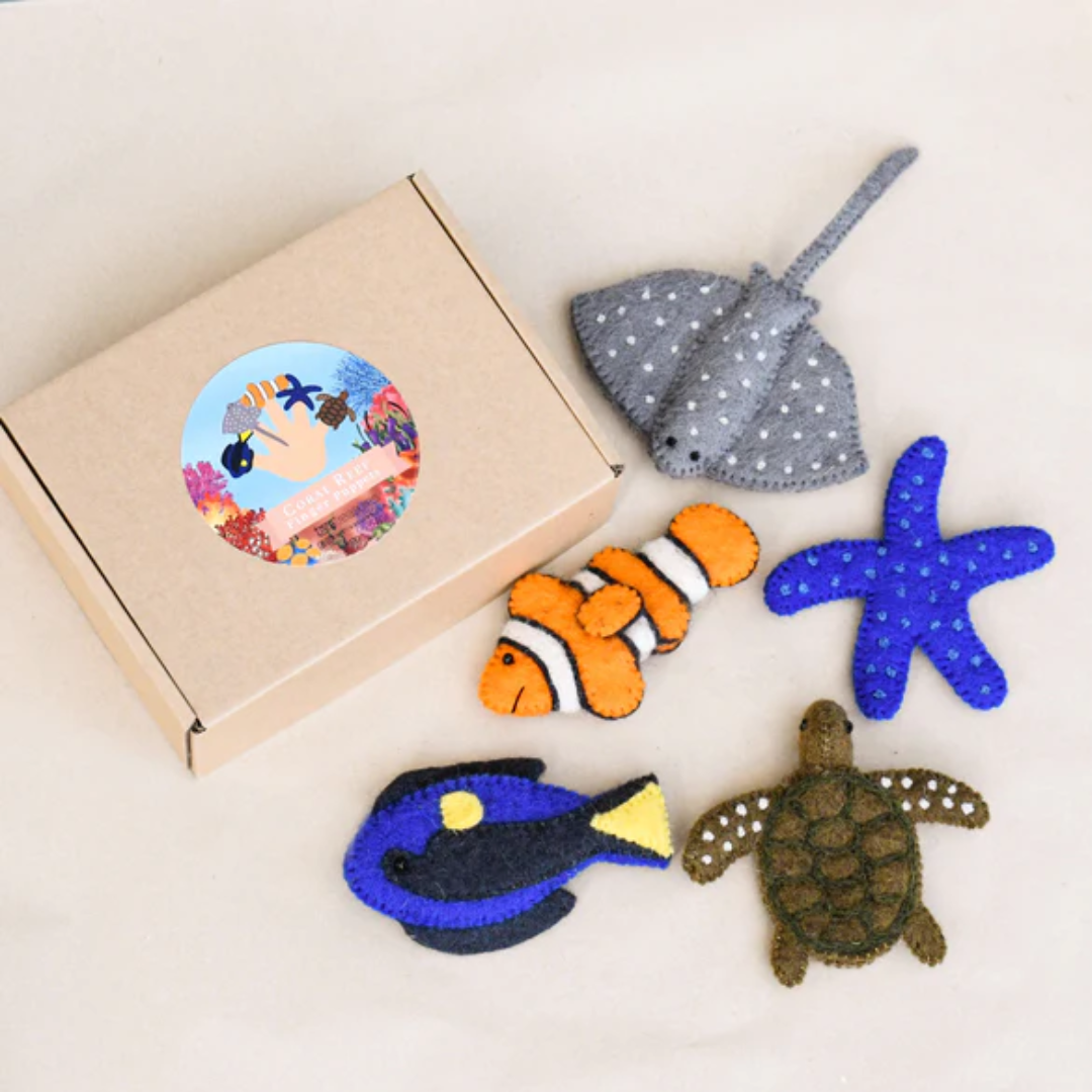 Australian Coral Reef Under the Sea - Finger Puppet Set | Koori Curriculum
