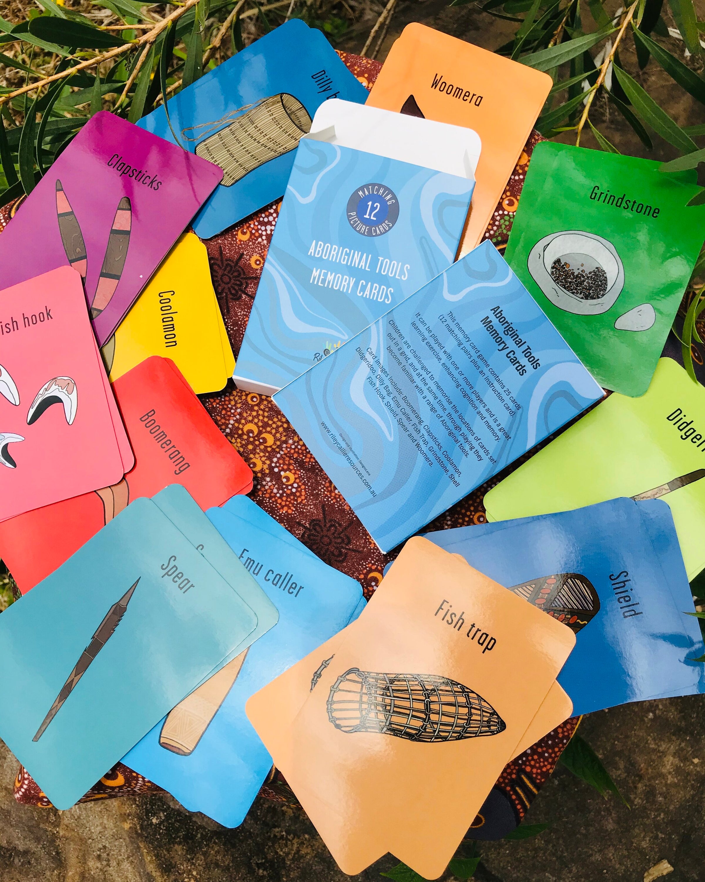 Aboriginal Tools Memory Matching Card Game | Koori Curriculum